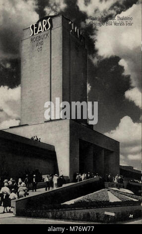 The Sears Roebuck Building - Chicago World's Fair Stock Photo - Alamy