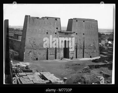 Temple of Horus, Edfu, Egypt LOC matpc.09557 Stock Photo - Alamy