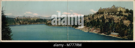 The Wildmere House and Cliff House, Lake Minnewaska Stock Photo - Alamy