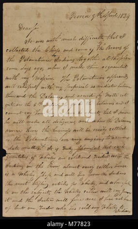 In his letter to William Clark, Thomas Forsyth reports on the ...