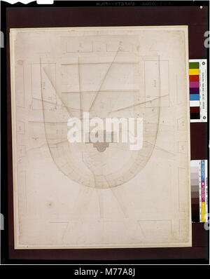 A detailed site plan of the United States Capitol grounds in Washington ...
