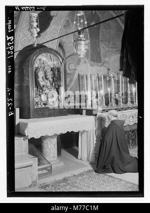 The Via Dolorosa in Jerusalem, starting at St. Stephen's Gate, marks ...