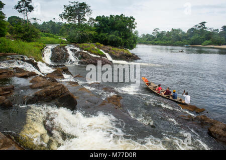 Lobe waterfalls, Kribi, Cameroon, Africa Stock Photo - Alamy