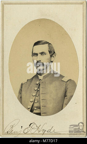 A portrait of Benjamin F. Hyde, an influential historical figure. The ...