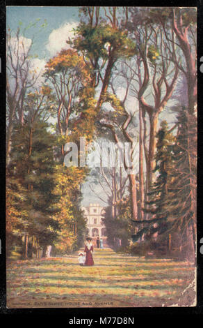 A photograph of Guy's Cliffe House and Avenue in Warwick, showing the ...