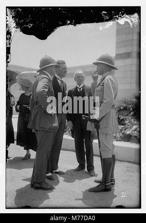 The consecration of a war cemetery in Gaza-Belah on April 28, 1925 ...