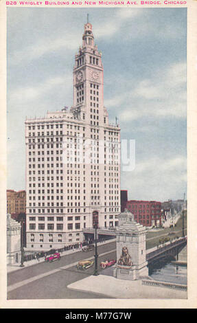 The image showcases the iconic Chicago skyline of the 1930s, featuring ...