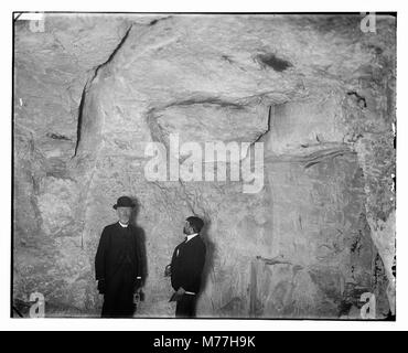 A historic photograph of Solomon's Quarries in Jerusalem (also known as ...