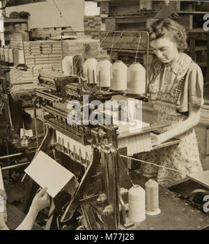A photograph illustrating the book manufacturing process, focusing on ...