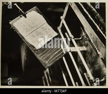 This image depicts the production procedures in cartographic publishing ...