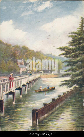 The bridge at Marsh Lock is a historical structure located near a lock ...