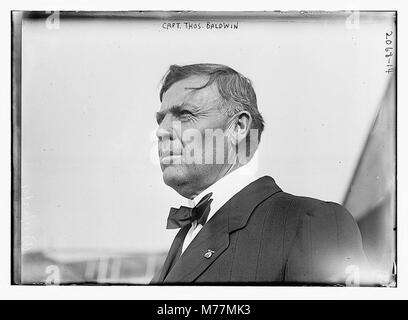 Portrait of Captain Thomas S. Baldwin, an early aviation pioneer, known for his contributions to ...