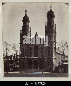 Chicago pre-fire, Trinity Episcopal Church Stock Photo - Alamy