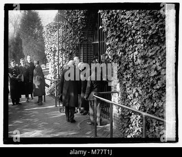 This photograph shows Georges Clemenceau, the French Prime Minister ...