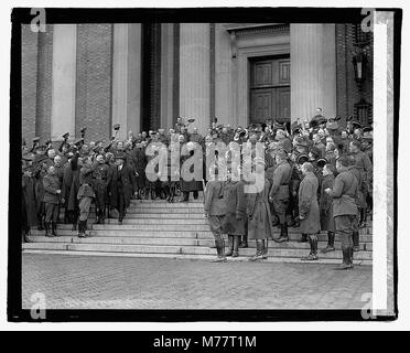 A photograph of Georges Clemenceau, the French Prime Minister, standing ...