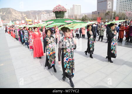 Pingliang, Pingliang, China. 8th Mar, 2018. Pingliang, CHINA-8th March ...