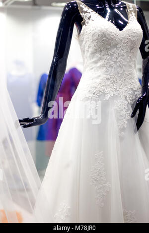 Part of a generic wedding dress. No people Stock Photo - Alamy