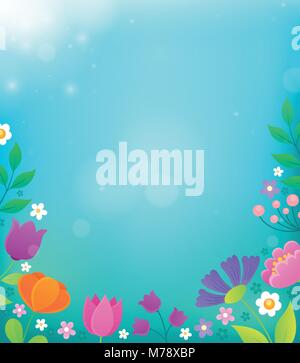 Flower topic background 1 - eps10 vector illustration Stock Vector ...