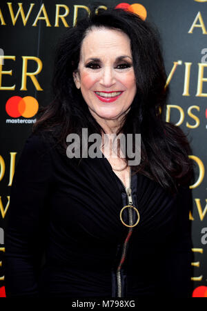 Lesley Joseph attending the Olivier Awards at the Royal Albert Hall ...