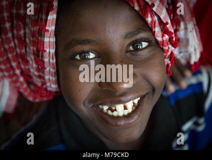 Young afar girl at school, Afar region, Semera, Ethiopia Stock Photo ...