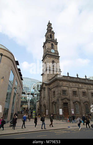 Holy Trinity Church in Leeds City Centre, West Yorkshire,UK Stock Photo ...