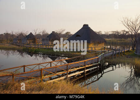 Camp Kwando, Kwando River, Namibia Stock Photo - Alamy