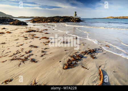 Time and Tide Bell at Bosta Beach Great Bernera/Bearnaraigh Isle of ...