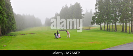 Golf course. Terceira island, Azores. Portugal Stock Photo - Alamy