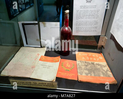 ETHIOPIA , Addis Ababa, Red Terror Martyrs Memorial Museum, exhibition ...