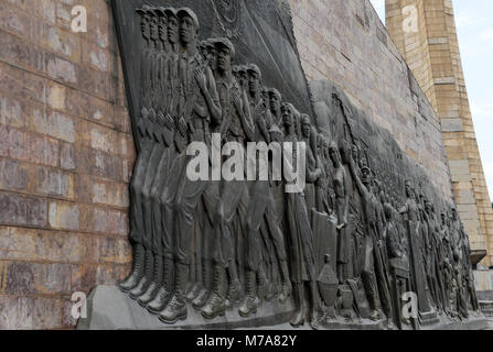 A relief at the Tiglachin (or Derg) Monument in Addis Ababa, Ethiopia ...