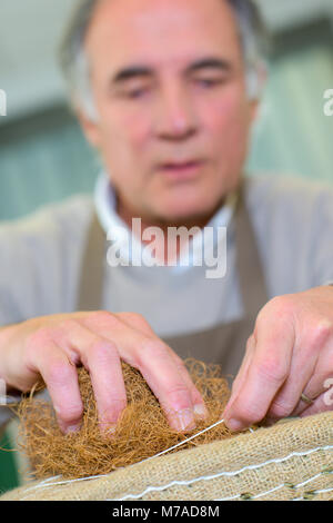 The Old Chair Mender Stock Photo - Alamy