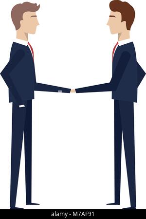 businessmen done deal avatar character Stock Vector Image & Art - Alamy