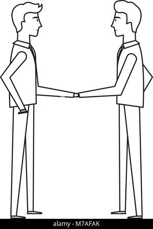 businessmen done deal avatar character Stock Vector Image & Art - Alamy