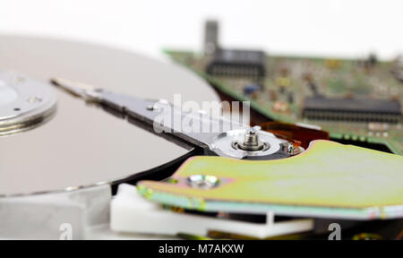 Components of a hard disk Stock Photo - Alamy