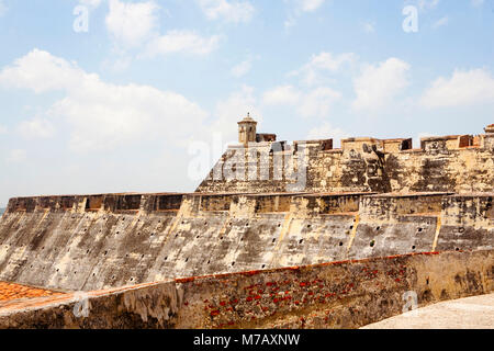 San Felipe de Barajas Castle, a fortress located in the Colombian city ...