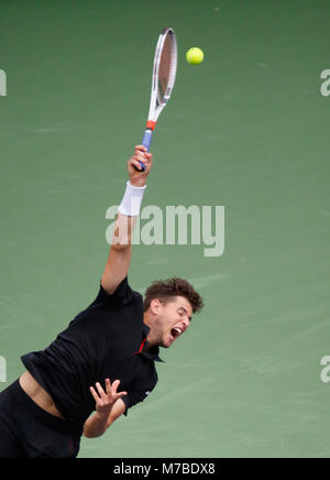 March 10, 2018 Dominik Theim (AUT) acknowledges the fans after winning ...