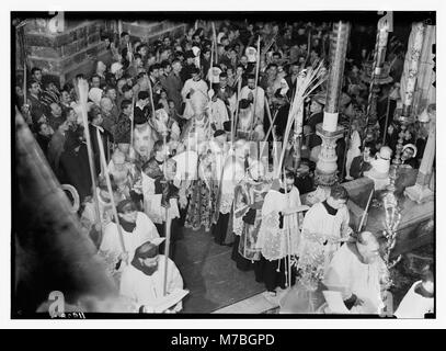 A 1941 calendar detailing religious ceremonies in Jerusalem during the ...