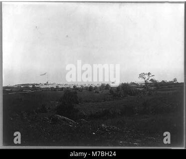 This photograph shows the 13th Cavalry Camp, an important military ...