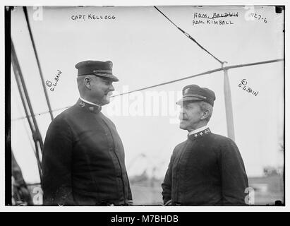 Photograph of Captain Kellogg and Admiral Kimball, two notable military ...