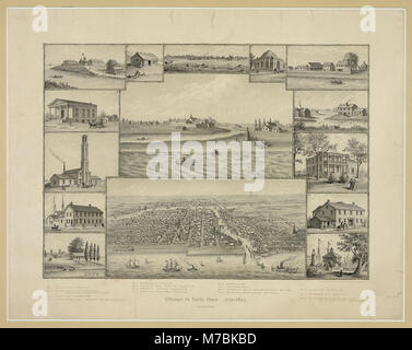 Chicago in early days. 1779-1857 Stock Photo - Alamy