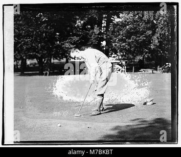 A portrait of Chick Evans, an American golfer and Olympic athlete ...