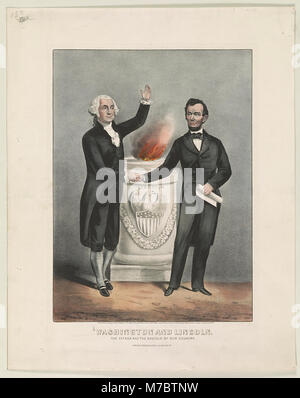A historical image representing Abraham Lincoln's call to preserve the ...