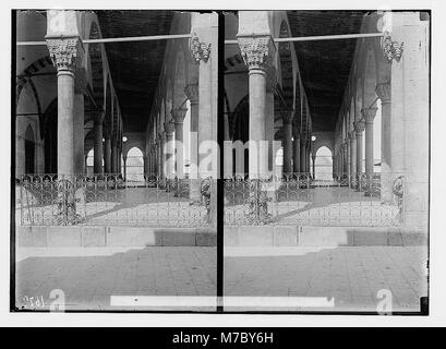 This image depicts the interior of the mosque of El-Burak in the Temple ...
