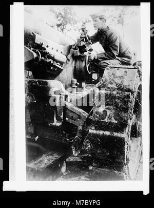 French trench artillery in action by Matania, WW1 Stock Photo - Alamy