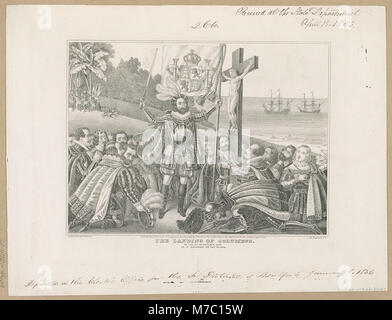 Christopher Columbus landing in the New World, 1492 Stock Photo - Alamy