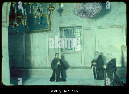 Jerusalem. 10th Station of the Cross Stock Photo - Alamy