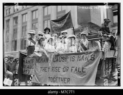 Suffrage Hay Wagon Stock Photo - Alamy