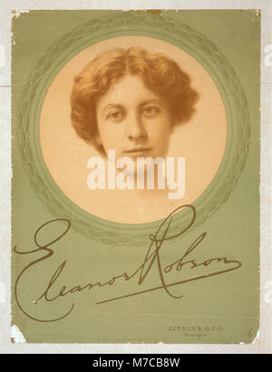 Photograph of Eleanor Robson, an American actress known for her stage ...