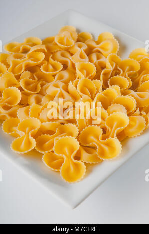 Platter of uncooked francesine pasta Stock Photo - Alamy