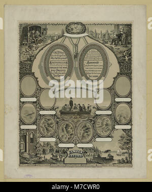 A family record lithograph by Chapman Bros. of Chicago. The piece ...